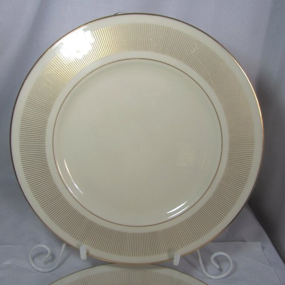 Lenox | Dining | Lenox Dinner Plates 2 Flourish Ivory With Gold | Poshmark